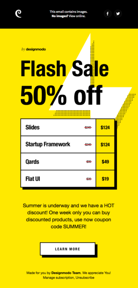Fabulous Price Drop Email Examples and Ideas for Your Next Campaign ...