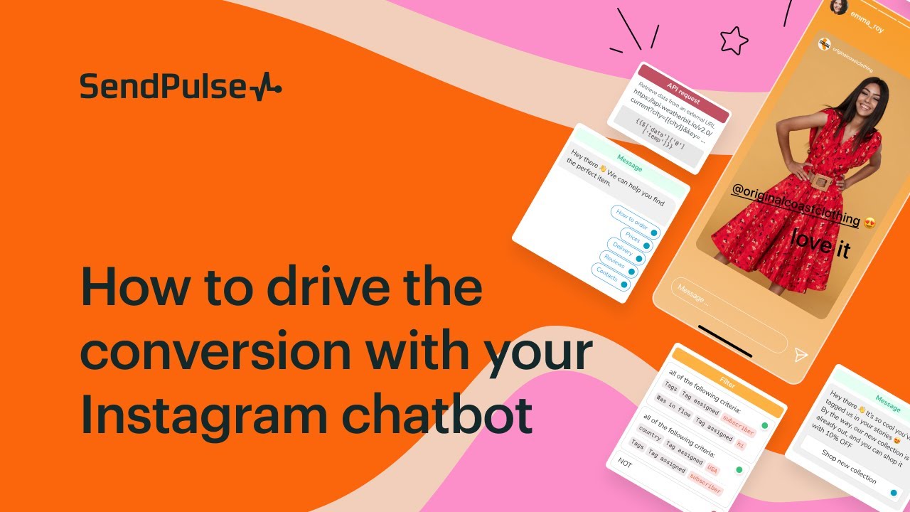 How to Drive the Conversion with your Instagram Chatbot [Webinar recording] | SendPulse