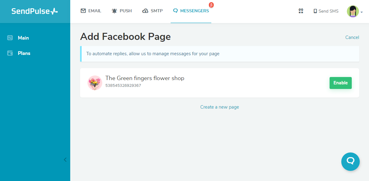 Guía Básica para crear un Chatbot para Facebook | SendPulse