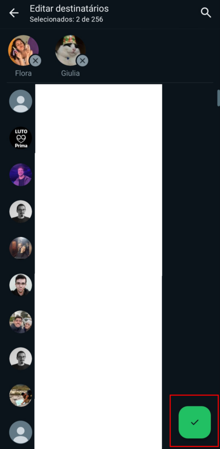 Como fazer uma lista de transmissão no WhatsApp