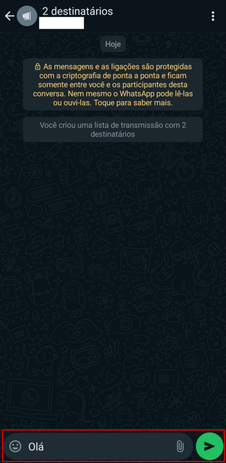 Como fazer uma lista de transmissão no WhatsApp