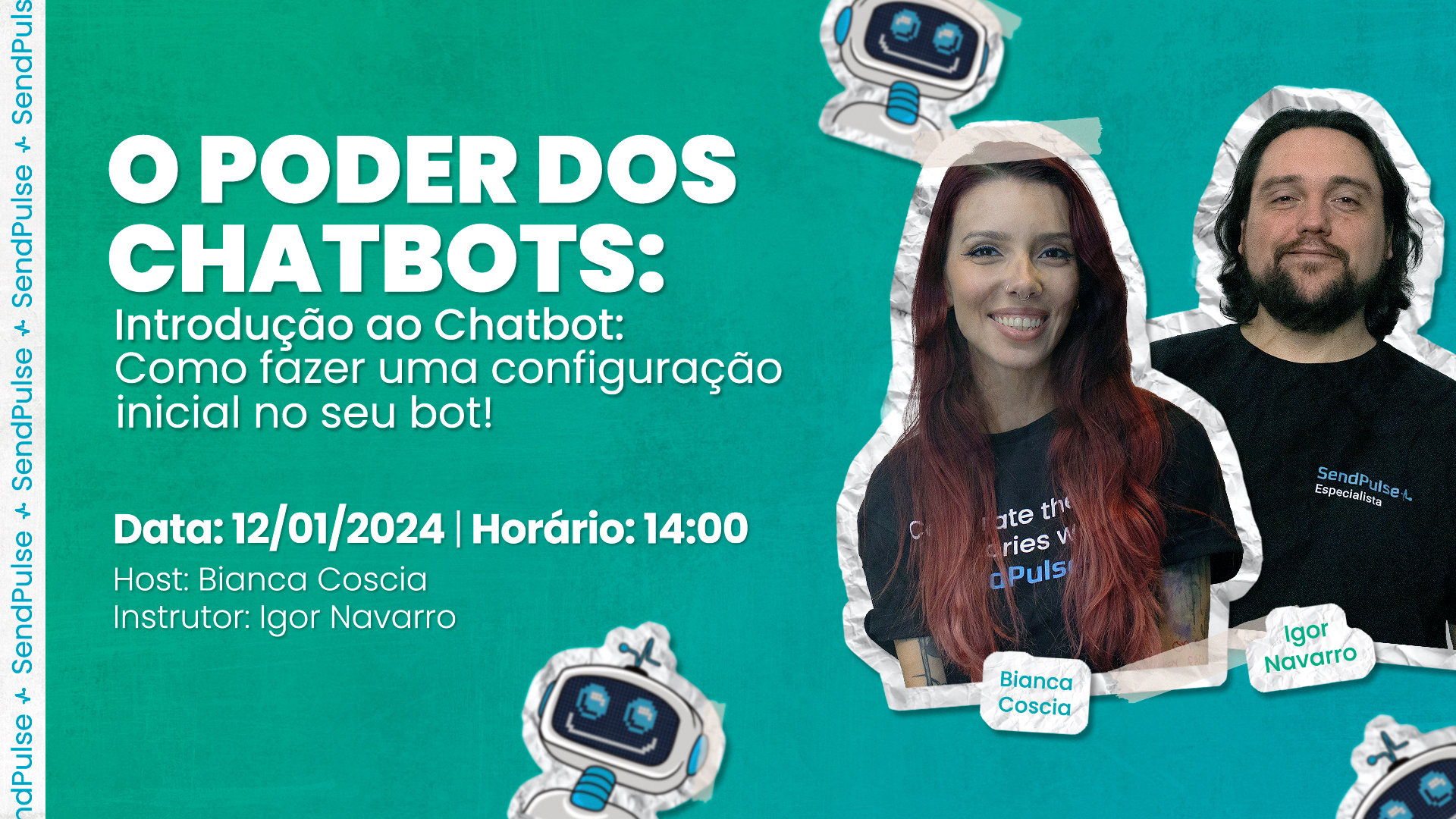 Webinar: como fazer a configuração inicial do seu chatbot