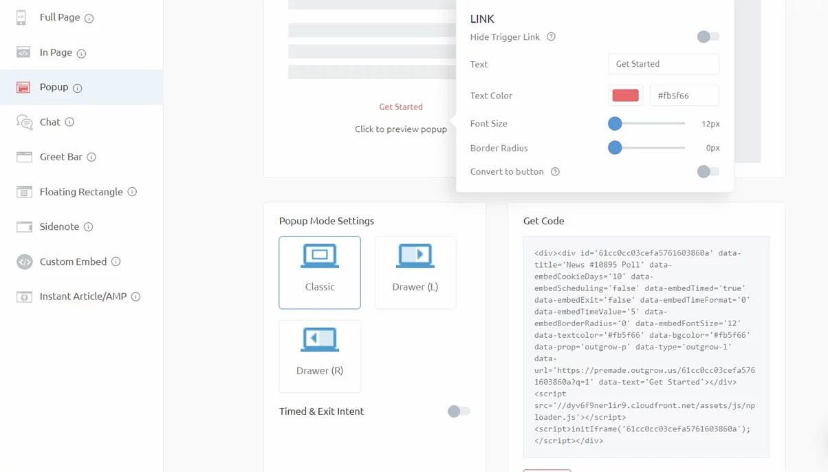 Plataformas para crear ventanas emergentes en tu sitio web | SendPulse