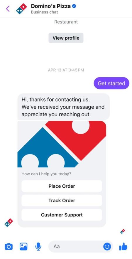 Restaurant Chatbots: Top Examples and Development Tips | SendPulse