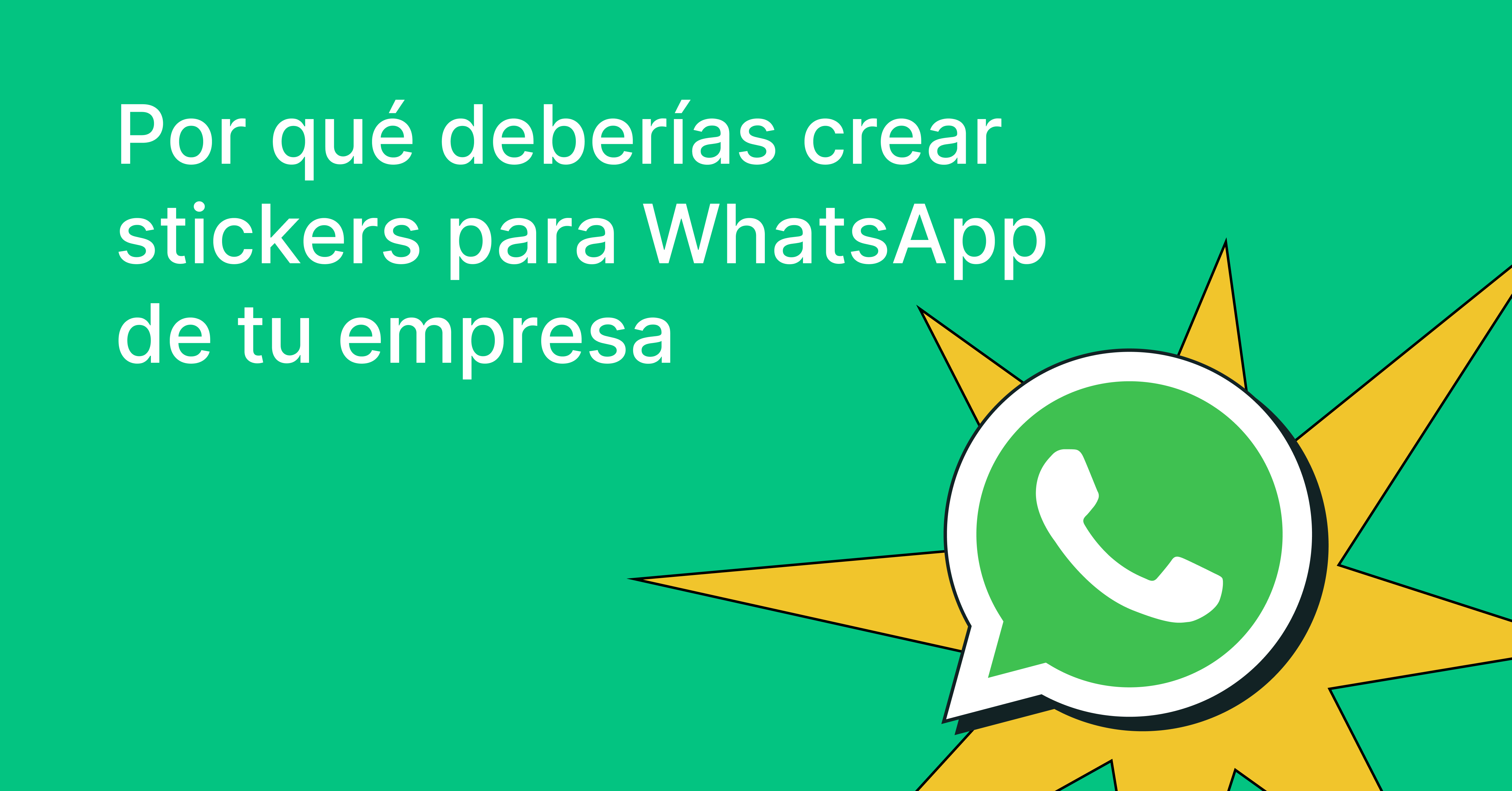 Por qué deberías crear stickers para WhatsApp de tu empresa | SendPulse
