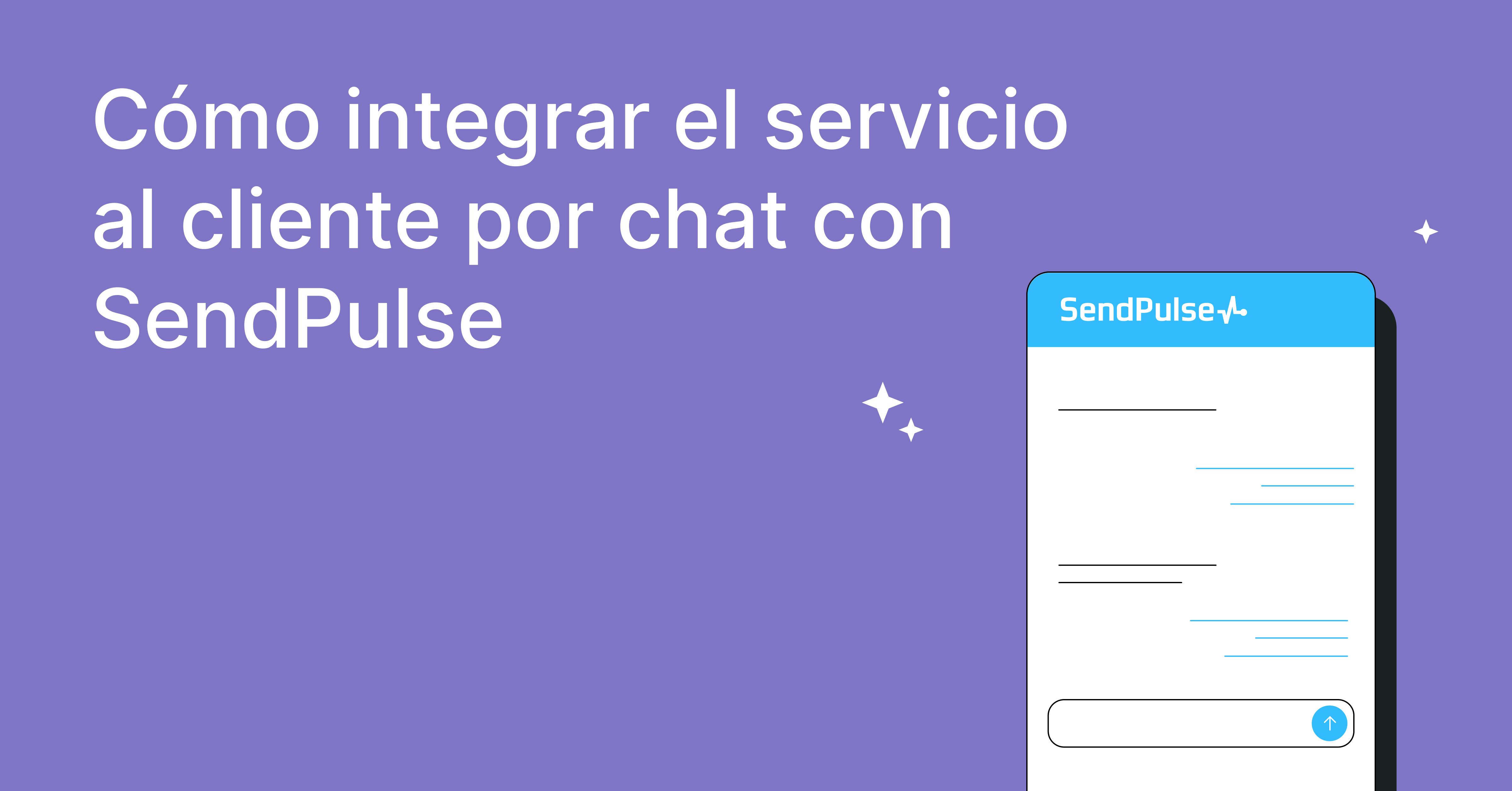 Cómo integrar el servicio al cliente por chat con SendPulse | SendPulse