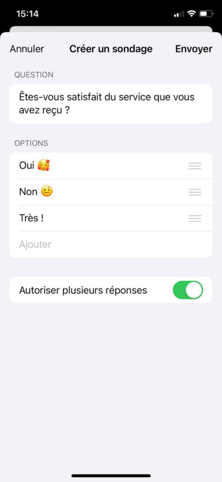 Sondage WhatsApp : un outil puissant pour améliorer vos ventes