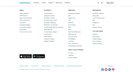 How to Create a Website Footer: Design Tips and Best Examples | SendPulse