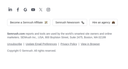 Email Footer Best Practices and Ideas for Maximum Impact | SendPulse
