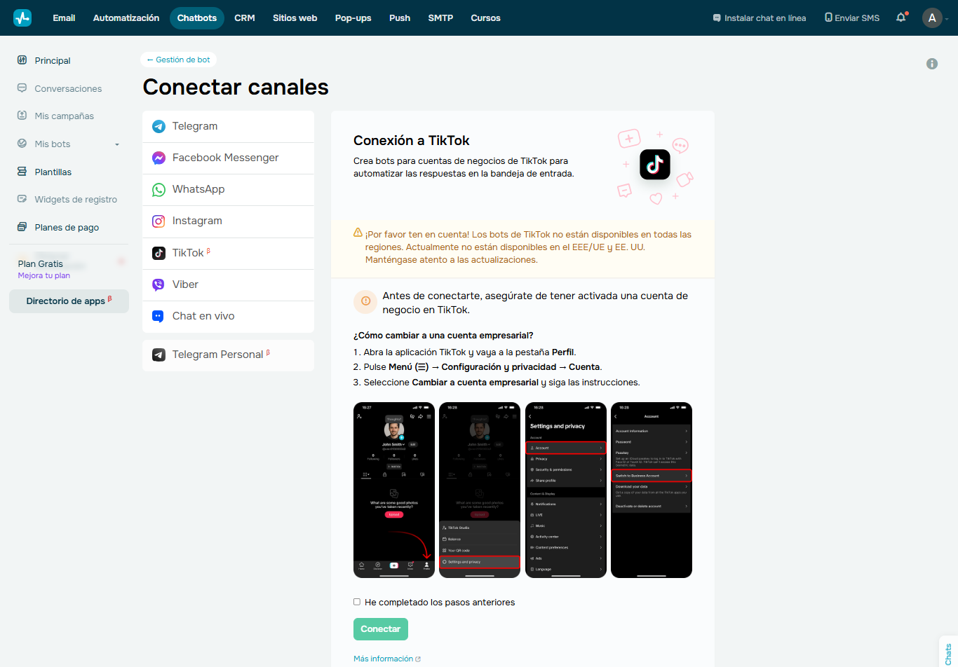 Chatbot para TikTok: Guía paso a paso sin programa | SendPulse