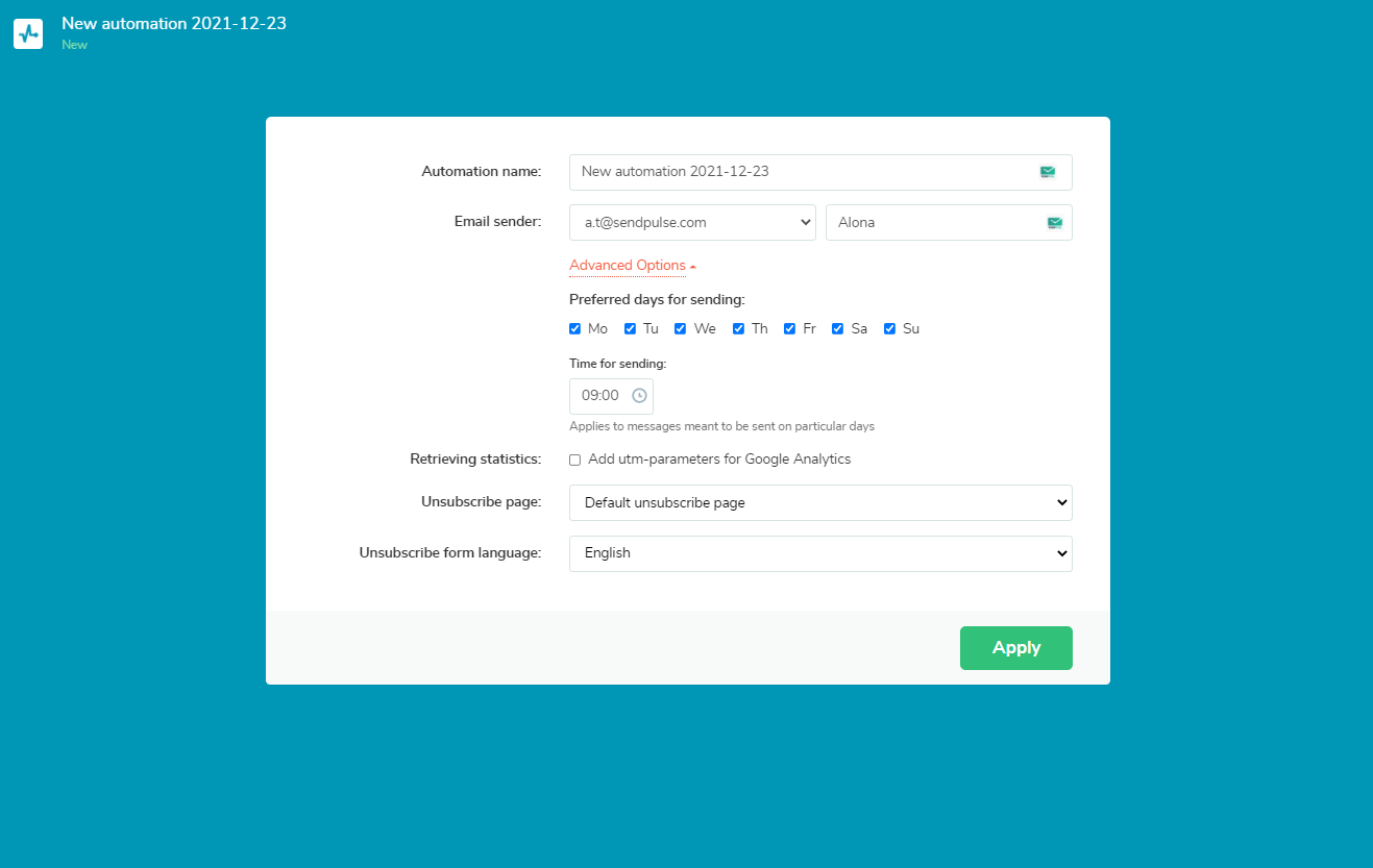 How to Send a Message Triggered by a CRM Event | SendPulse