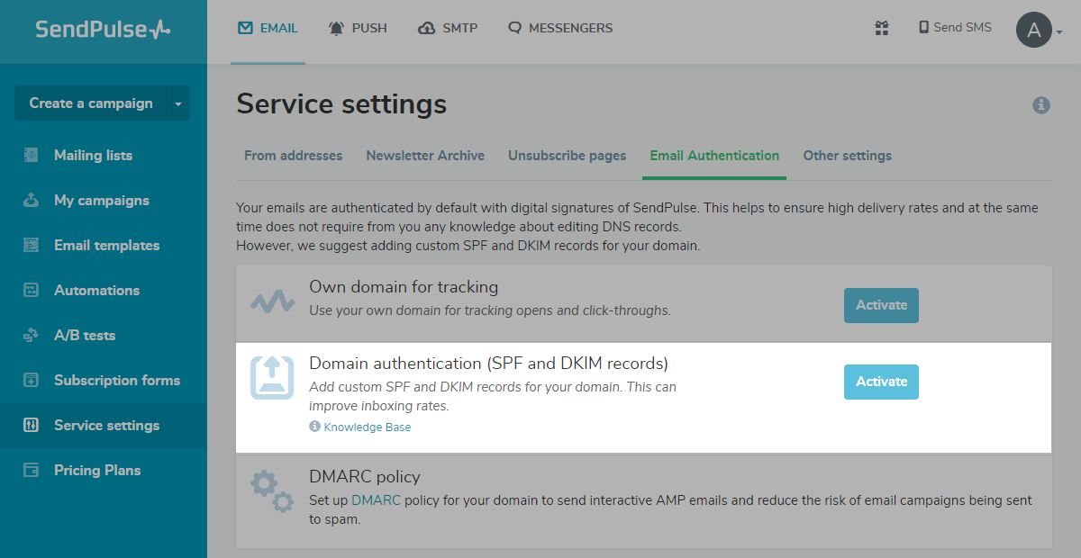 How to Set Up Email Authentication | SendPulse How to Set Up Email Authentication | SendPulse