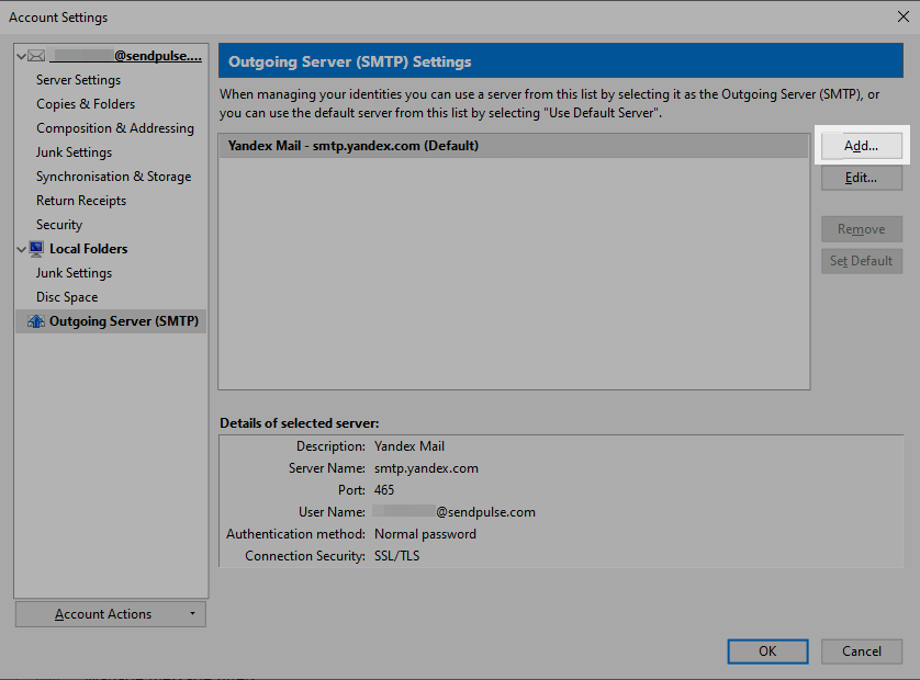 How to Send Emails from Email Clients Using SMTP | SendPulse