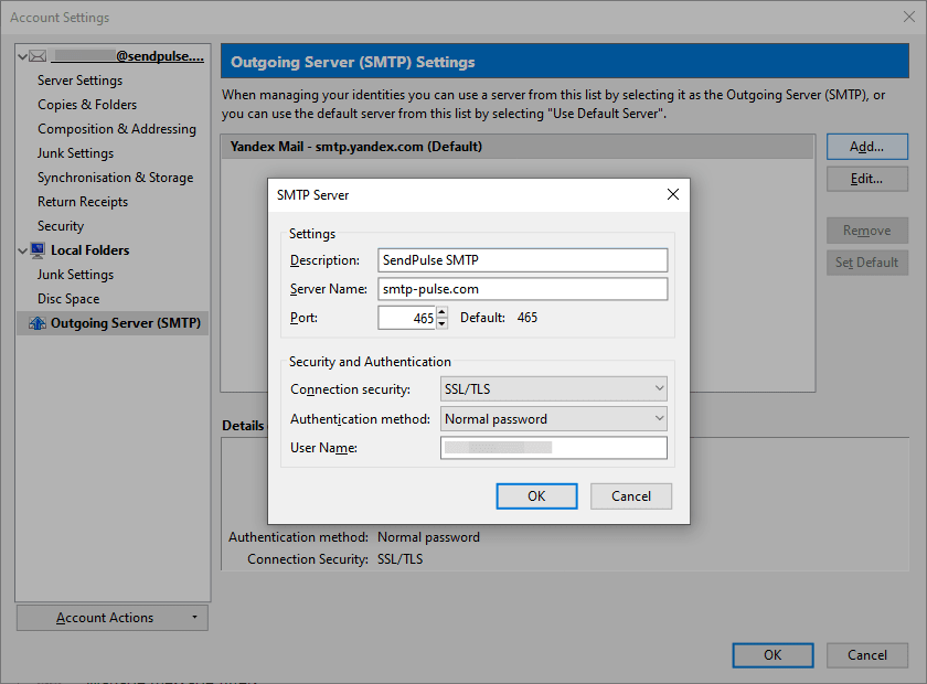 How to Send Emails from Email Clients Using SMTP | SendPulse