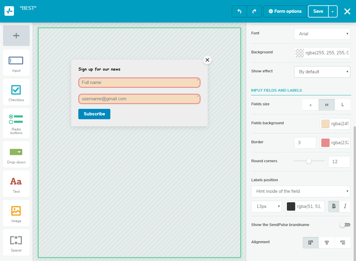 How to Create a Multichanel Subscription Form | SendPulse