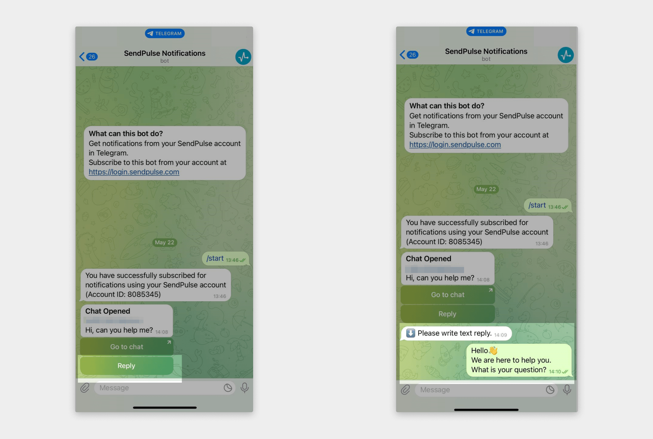 Use the “SendPulse Notifications” bot | SendPulse Use the “SendPulse Notifications” bot | SendPulse