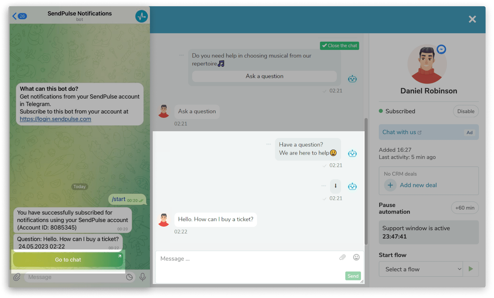 How to use the “SendPulse Notifications” bot | SendPulse How to use the “SendPulse Notifications” bot | SendPulse
