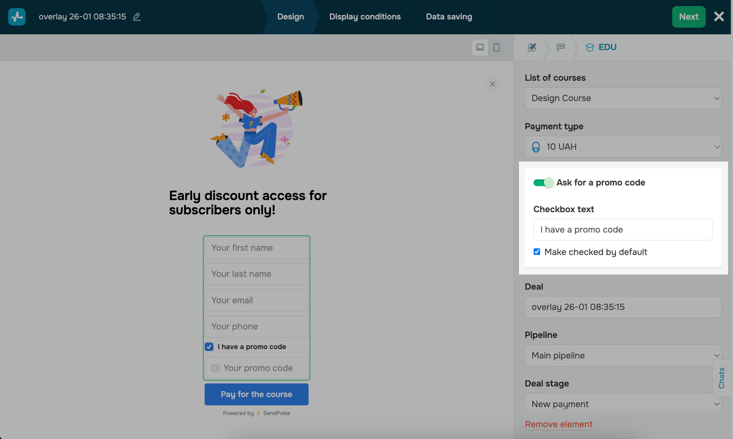 How to Receive Payments on Your Course Website | SendPulse
