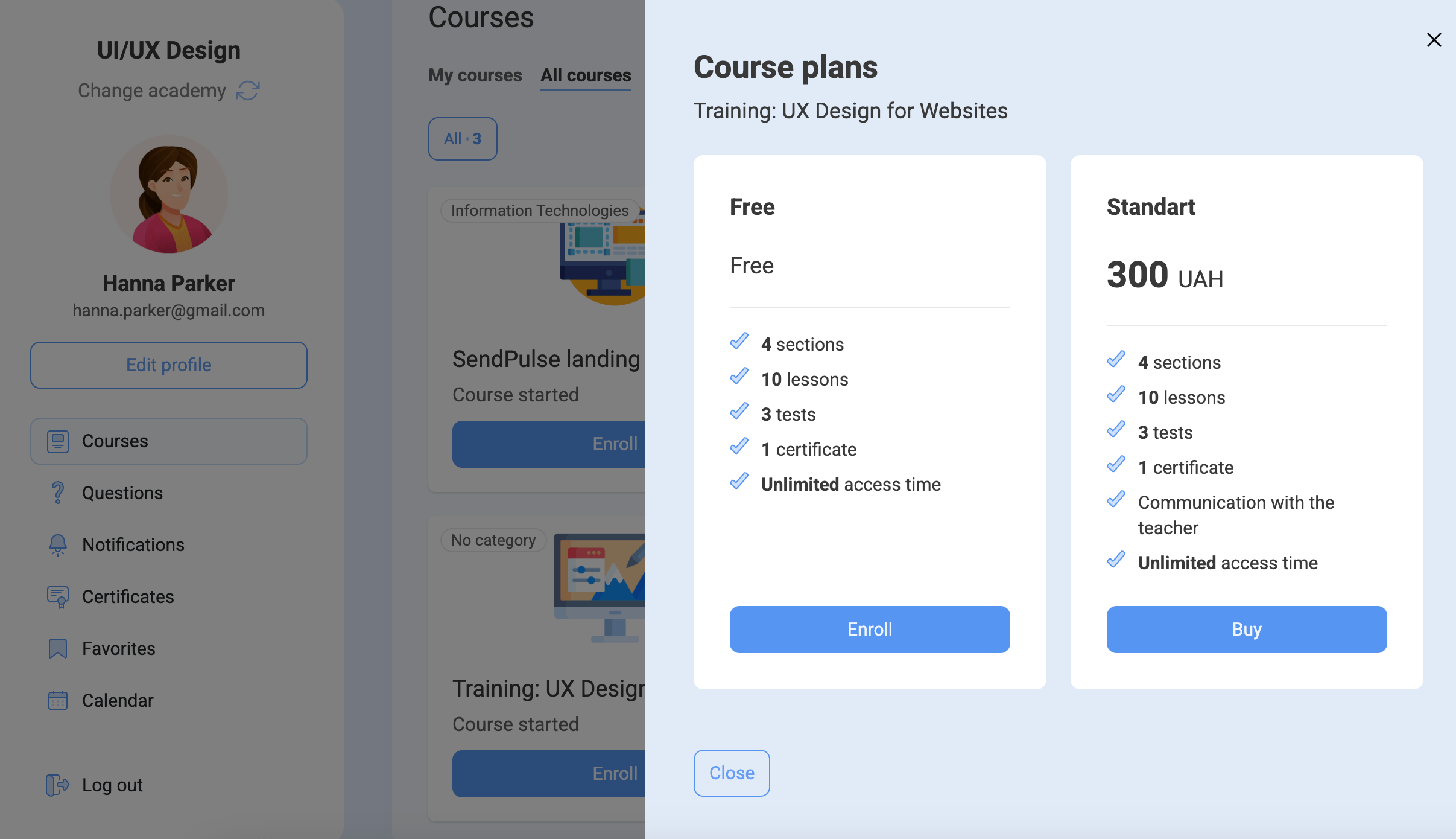View courses | SendPulse