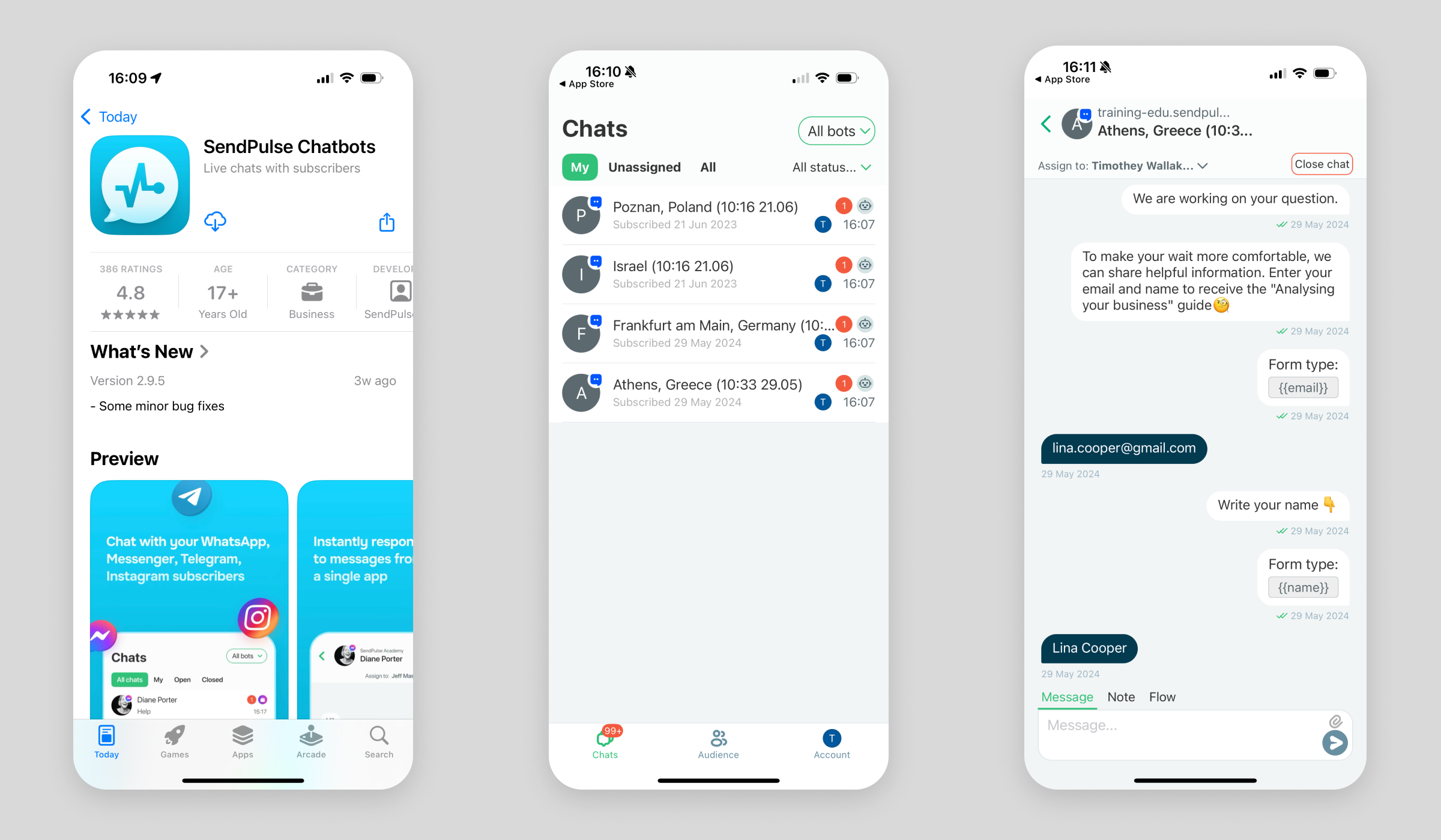 Как пользоваться приложением SendPulse Chatbots | SendPulse KZ