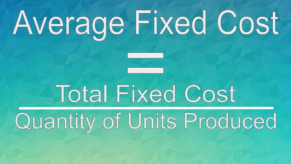 What Is An Average Fixed Cost Basics SendPulse