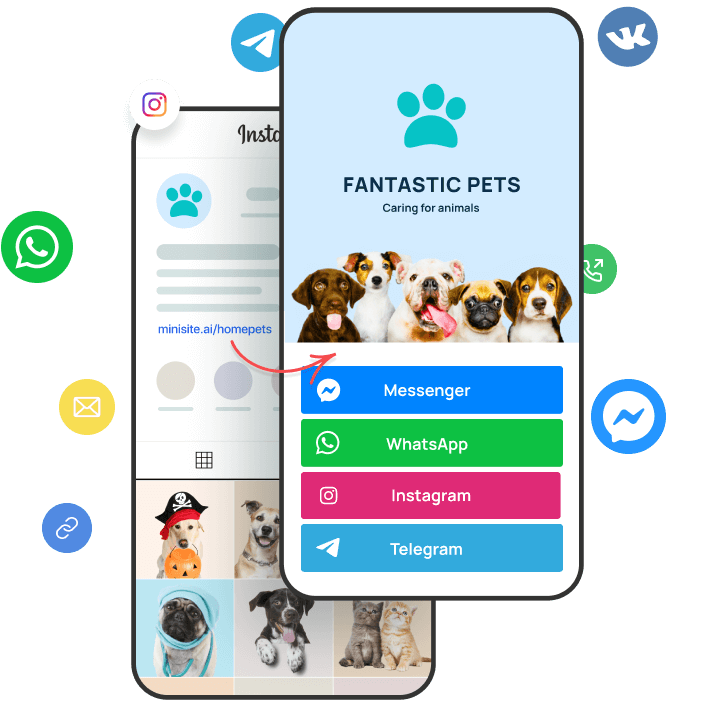 A bio link page for your social media profile | SendPulse