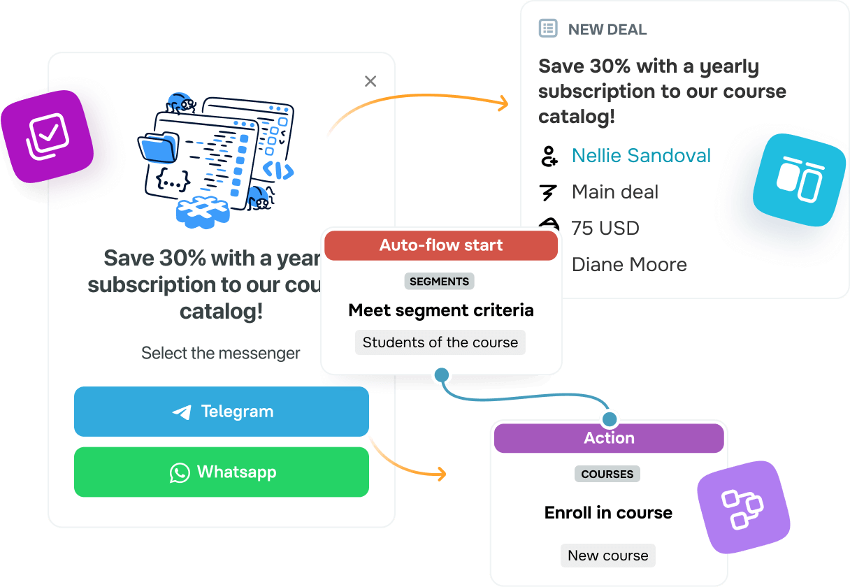 Streamline your sales and marketing with SendPulse's all-in-one platform