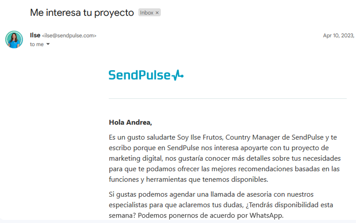 Atención al Cliente | SendPulse
