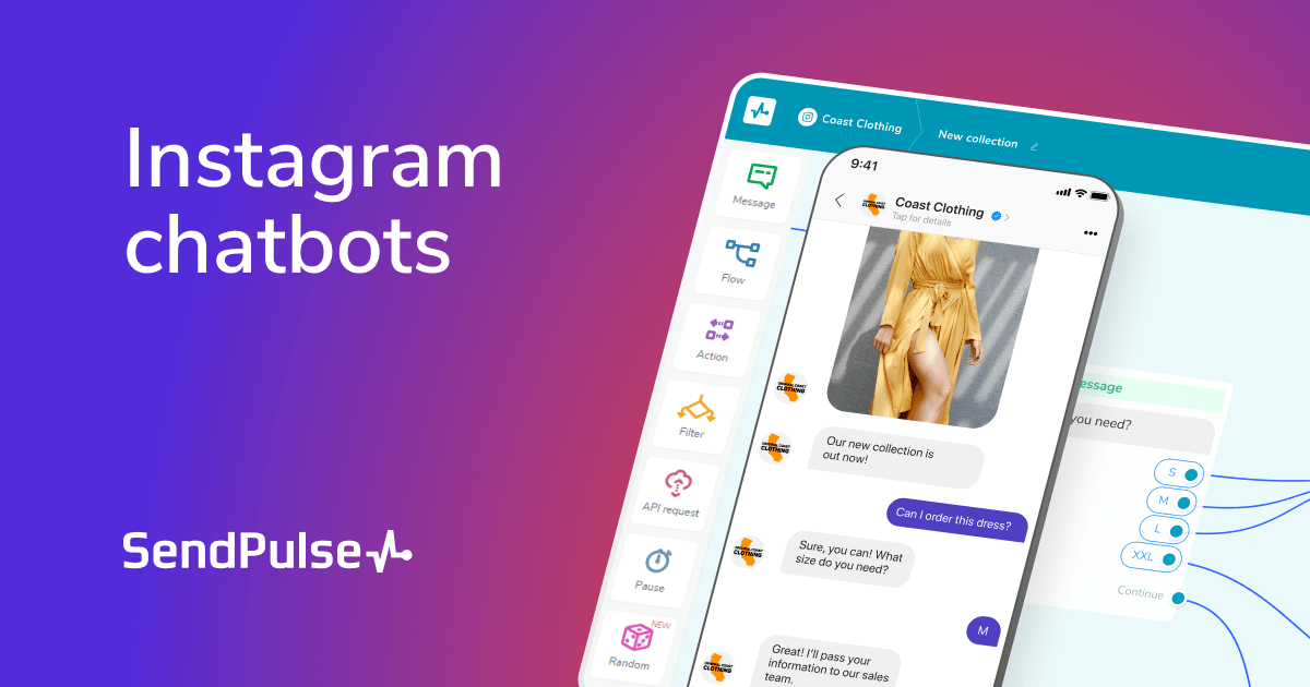 Free Instagram Chatbot | SendPulse