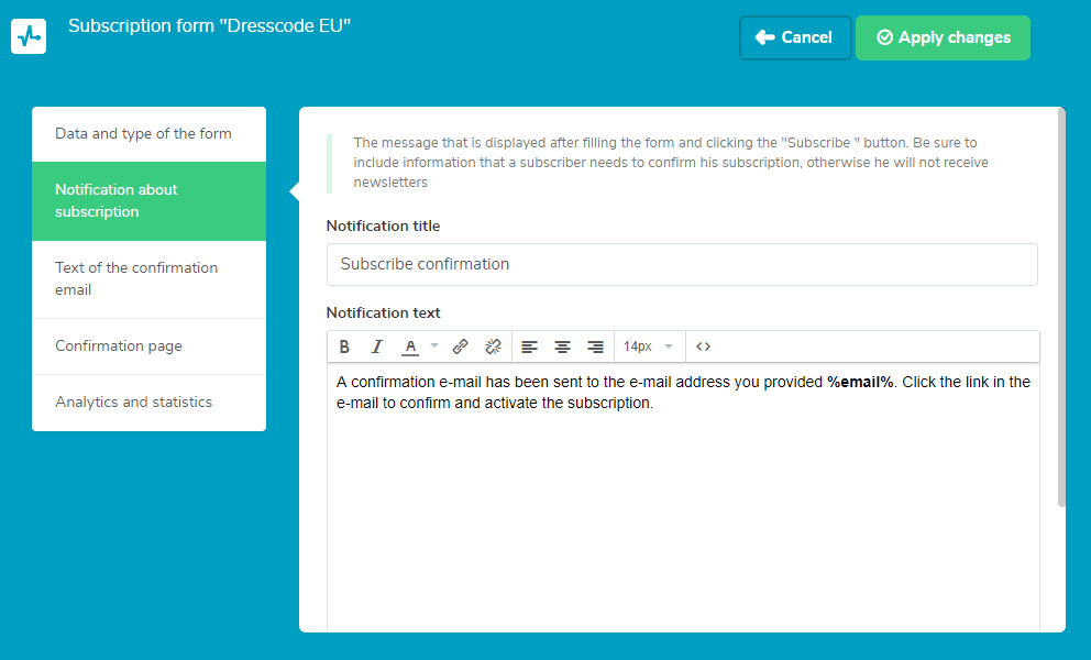 What is Subscription Confirmation Email: Definition, Examples | SendPulse What is Subscription Confirmation Email: Definition, Examples | SendPulse
