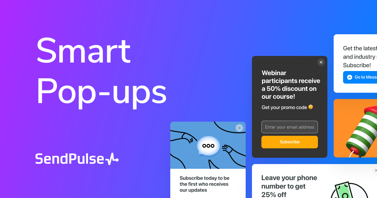 Pop-ups | SendPulse